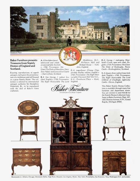 Baker Furniture® | Architectural Digest | FEBRUARY 1984