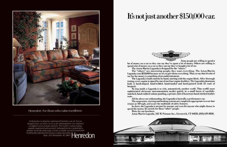 Henredon | Architectural Digest | FEBRUARY 1984