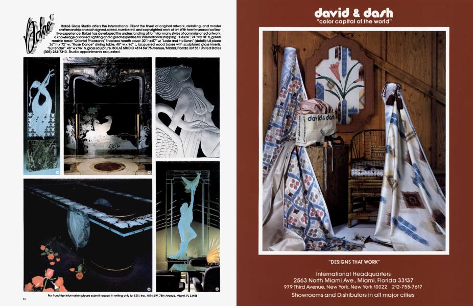 david & dash | Architectural Digest | FEBRUARY 1984