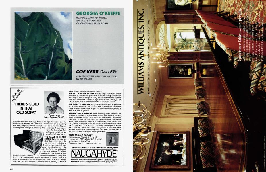 NAUGAHYDE® | Architectural Digest | FEBRUARY 1984