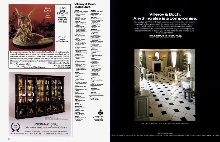 UNION-NATIONAL | Architectural Digest | MARCH 1984