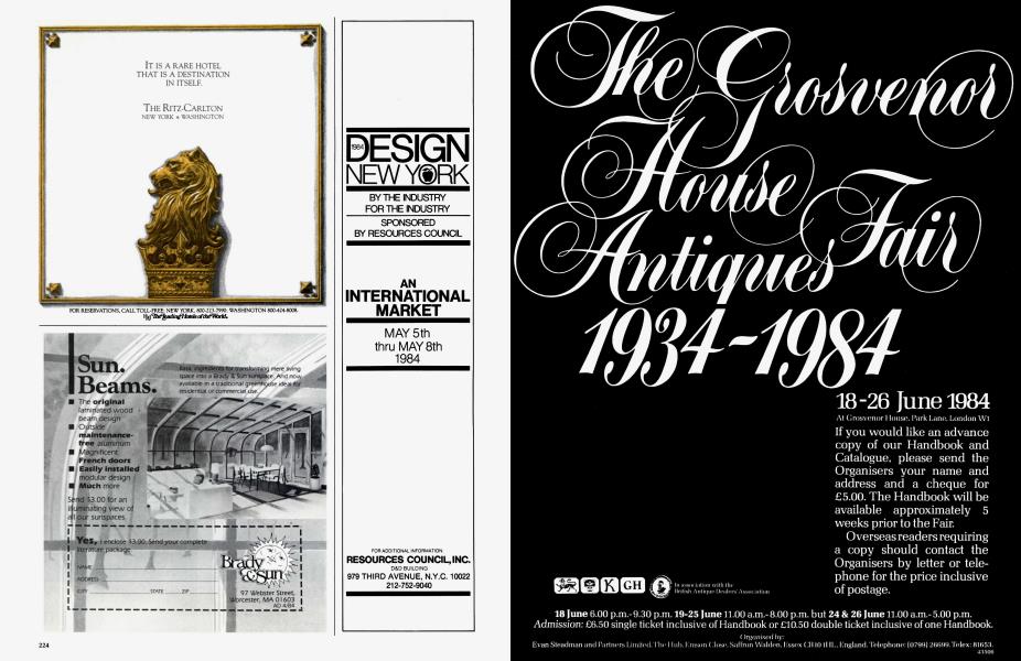 1984 DESIGN NEW YORK | Architectural Digest | APRIL 1984