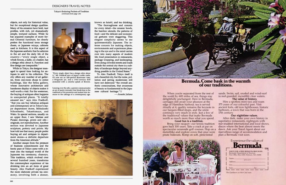 Bermuda. | Architectural Digest | MAY 1984