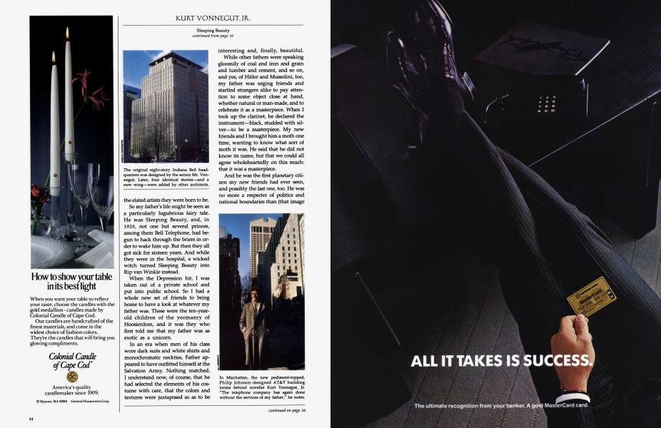 Colonial Candle of Cape Cod® | Architectural Digest | JUNE 1984