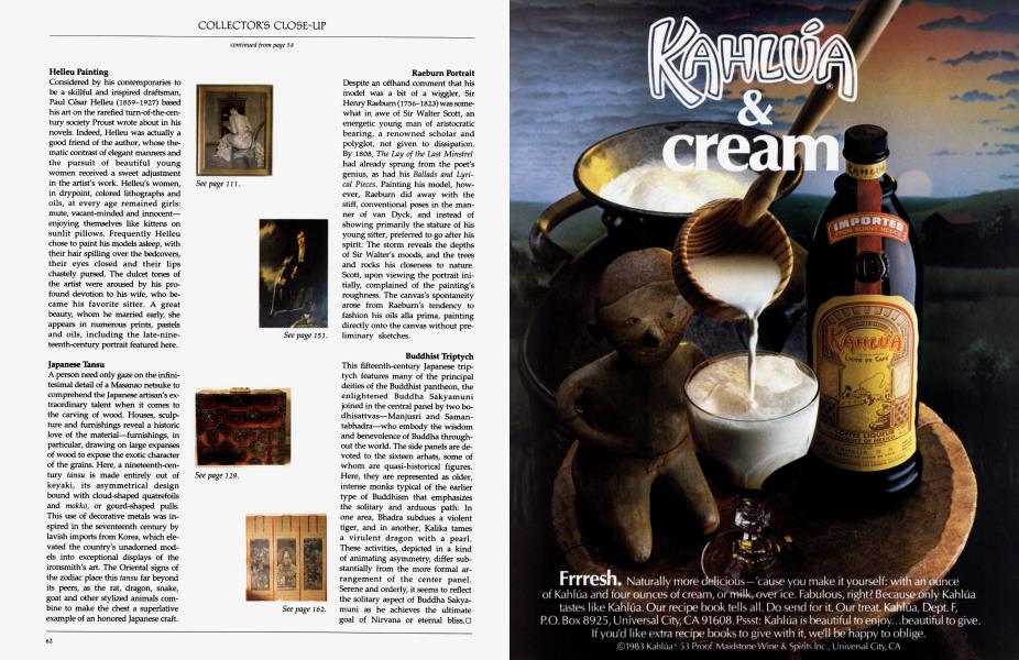 KAHLÚA® & Cream | Architectural Digest | JUNE 1984