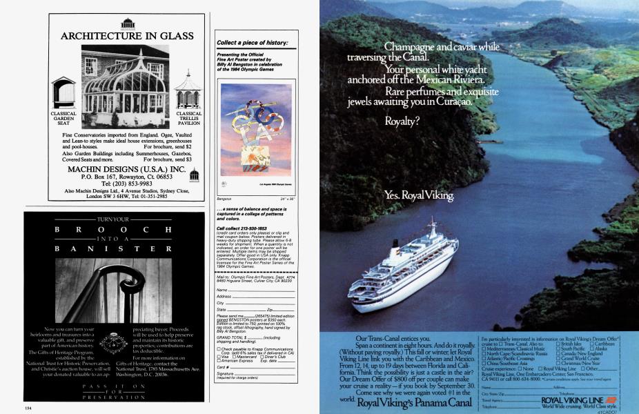 Collect a piece of history: | Architectural Digest | JULY 1984