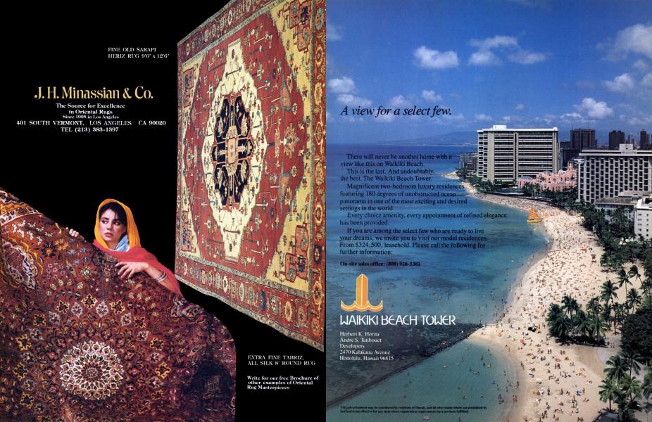 WAIKIKI BEACH TOWER | Architectural Digest | JULY 1984