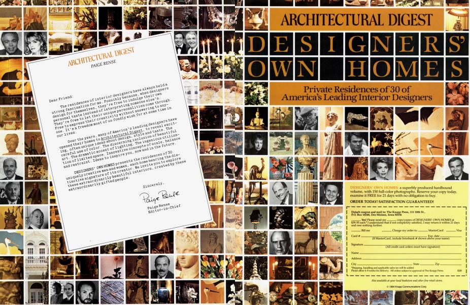 ARCHITECTURAL DIGEST DESIGNERS' OWN HOMES | Architectural Digest ...