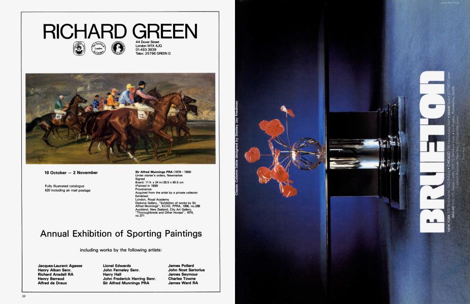 Richard Green | Architectural Digest | OCTOBER 1984