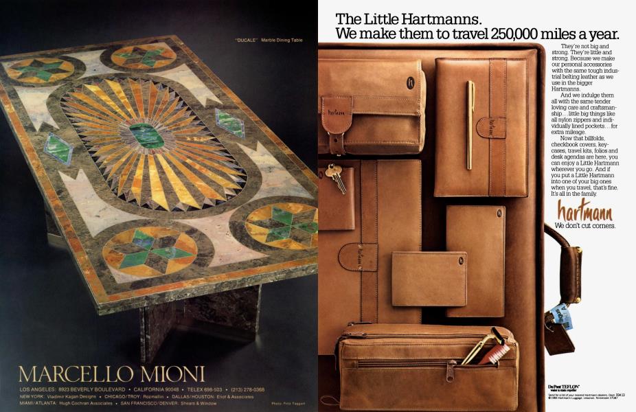 Hartmann | Architectural Digest | OCTOBER 1984