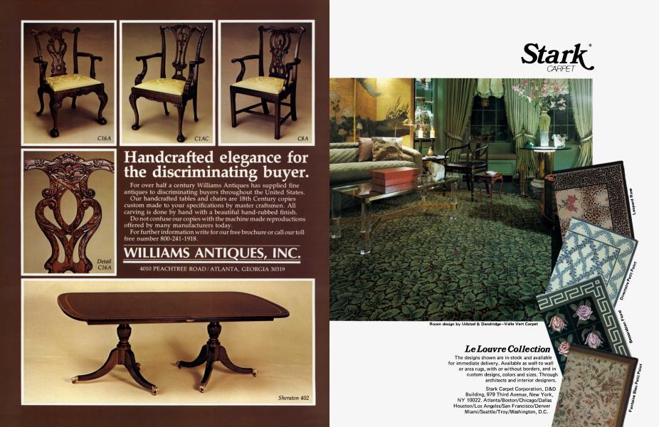 Stark® CARPET | Architectural Digest | OCTOBER 1984