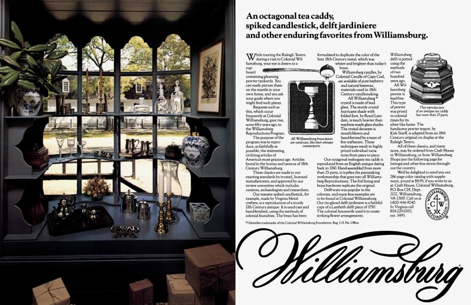 Williamsburg® | Architectural Digest | NOVEMBER 1984