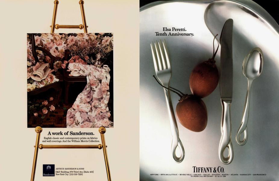 ARTHUR SANDERSON & SONS | Architectural Digest | DECEMBER 1984