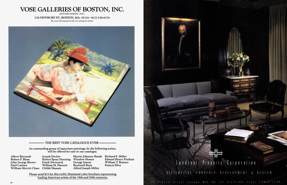 VOSE GALLERIES OF BOSTON, INC. | Architectural Digest | DECEMBER 1984
