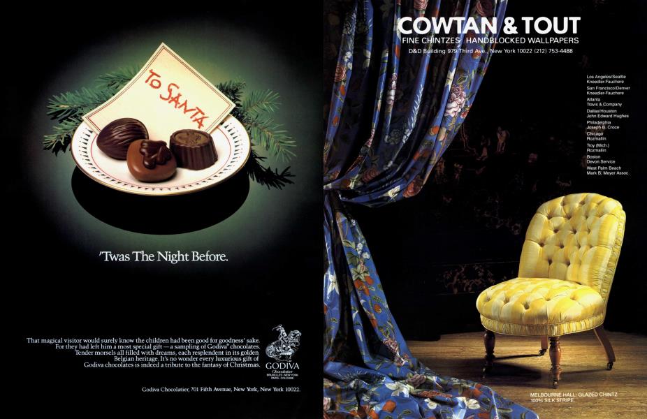 COWTAN & TOUT | Architectural Digest | DECEMBER 1984