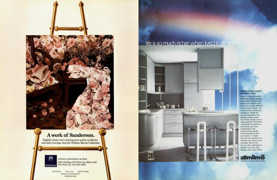 ARTHUR SANDERSON & SONS | Architectural Digest | MARCH 1985