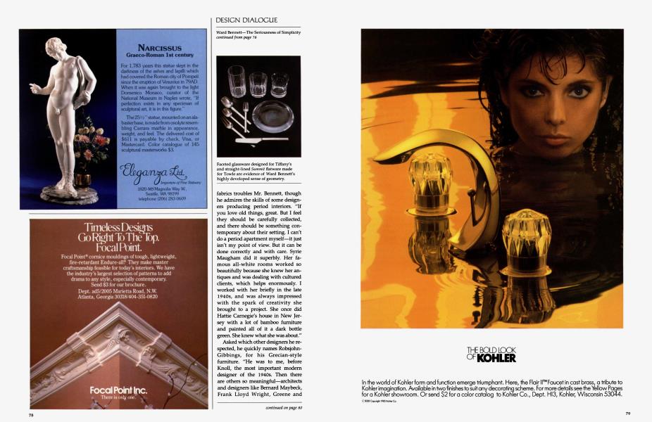 Focal Point Inc. | Architectural Digest | MARCH 1985