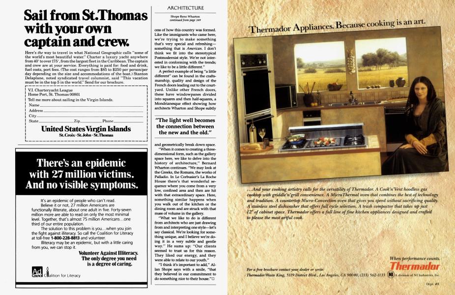 Ad Council | Architectural Digest | APRIL 1985