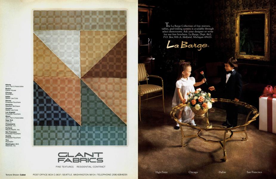 La Barge® | Architectural Digest | APRIL 1985