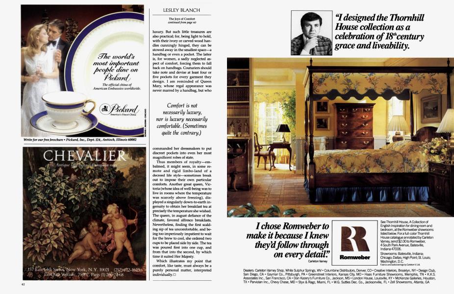 Romweber | Architectural Digest | APRIL 1985