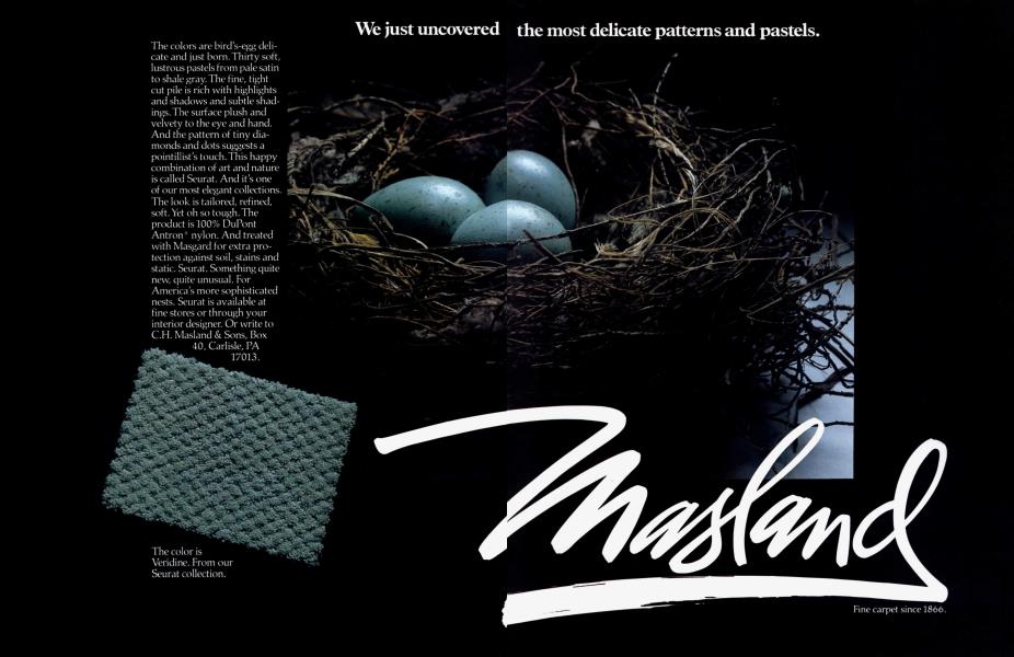 Masland | Architectural Digest | APRIL 1985