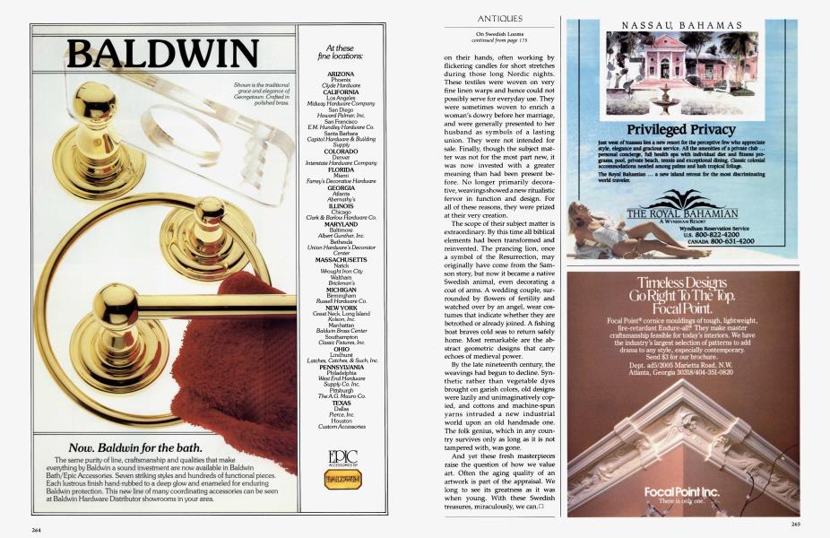 Focal Point Inc. | Architectural Digest | MAY 1985