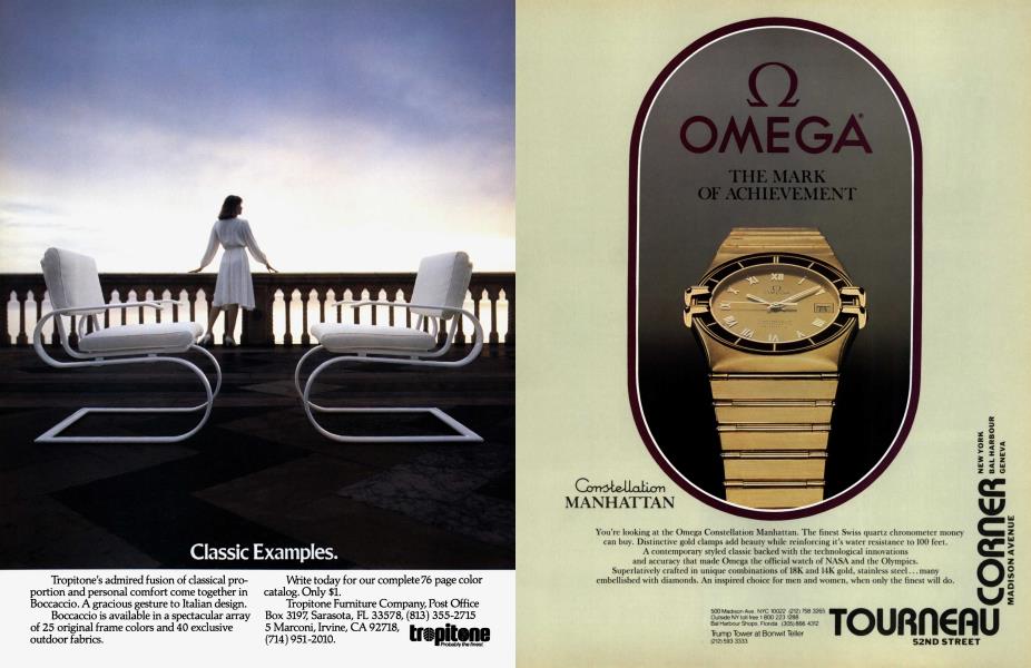 Omega® | Architectural Digest | MAY 1985