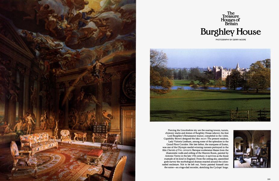 Burghley House | Architectural Digest | JUNE 1985