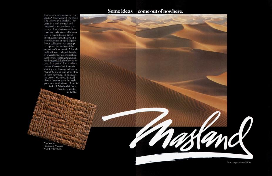 Masland | Architectural Digest | JUNE 1985