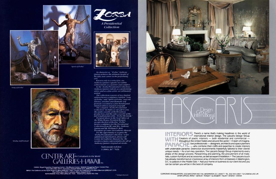 ZORBA | Architectural Digest | JUNE 1985