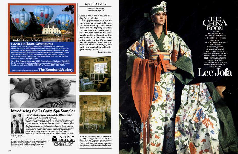 Lee Jofa | Architectural Digest | JUNE 1985
