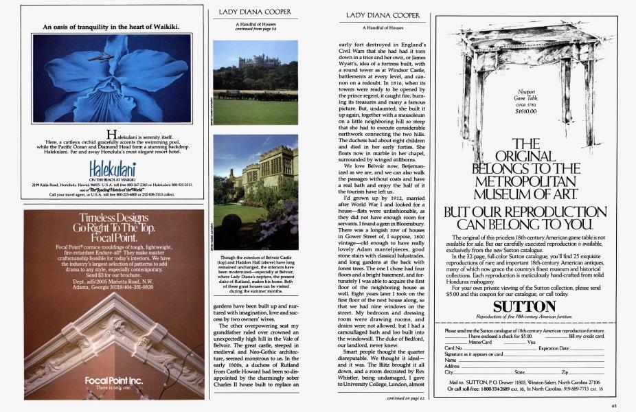 Focal Point Inc | Architectural Digest | JUNE 1985