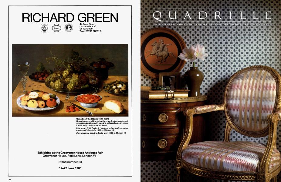 RICHARD GREEN | Architectural Digest | JUNE 1985