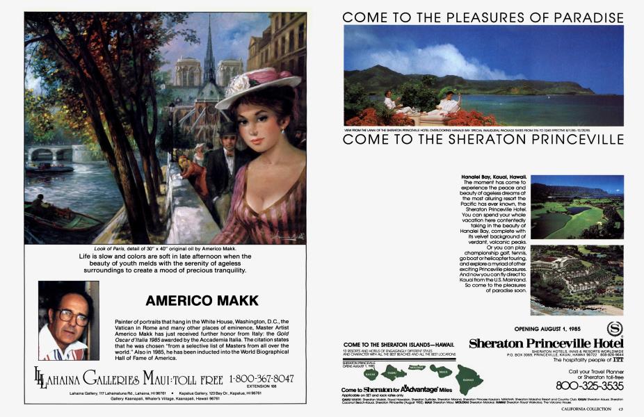 AMERICO MAKK | Architectural Digest | AUGUST 1985