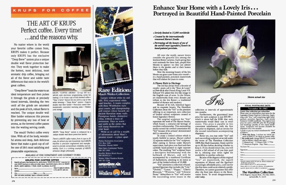 The Hamilton Collection | Architectural Digest | NOVEMBER 1985