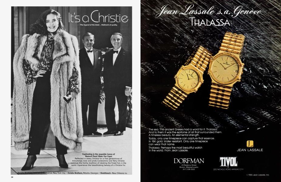 It's a Christie | Architectural Digest | NOVEMBER 1985