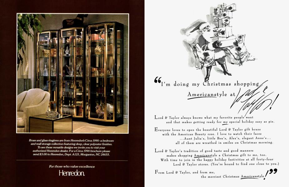 Henredon | Architectural Digest | DECEMBER 1985