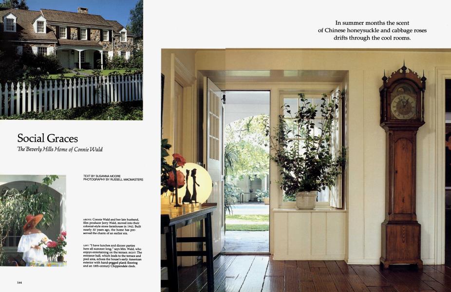 Social Graces | Architectural Digest | DECEMBER 1985