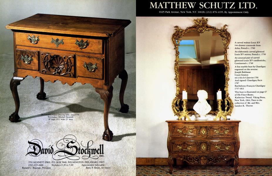 David Stockwell INC. | Architectural Digest | JANUARY 1986