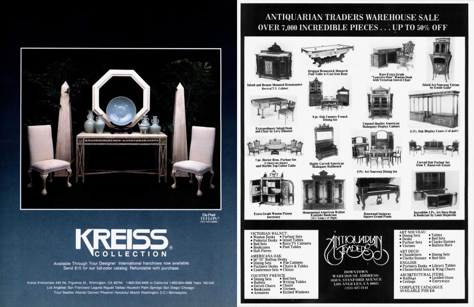 KREISS COLLECTION® | Architectural Digest | JANUARY 1986