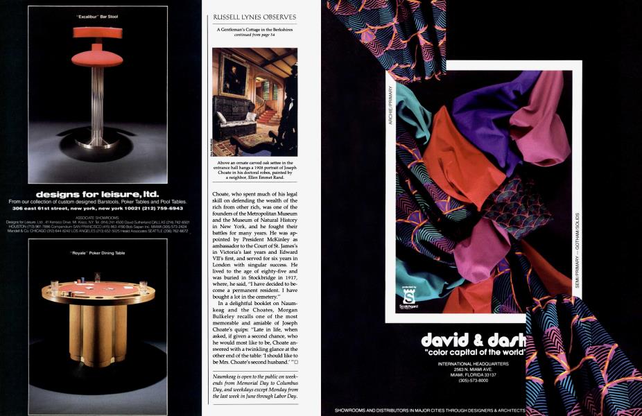David & Dash | Architectural Digest | MARCH 1986