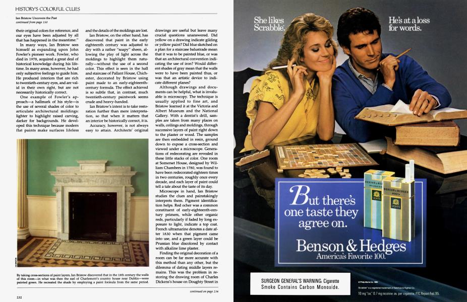 Benson & Hedges | Architectural Digest | APRIL 1986