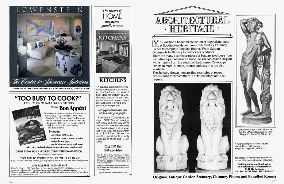 KITCHENS | Architectural Digest | APRIL 1986