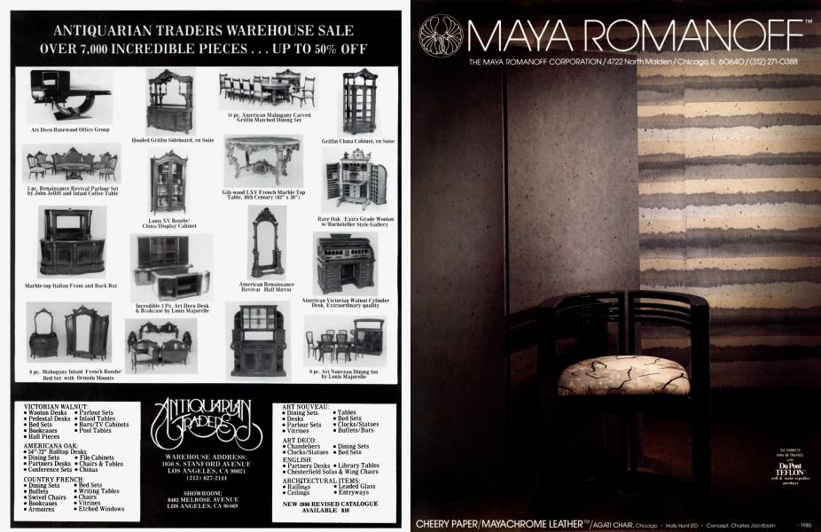 MAYA ROMANOFF™ | Architectural Digest | APRIL 1986