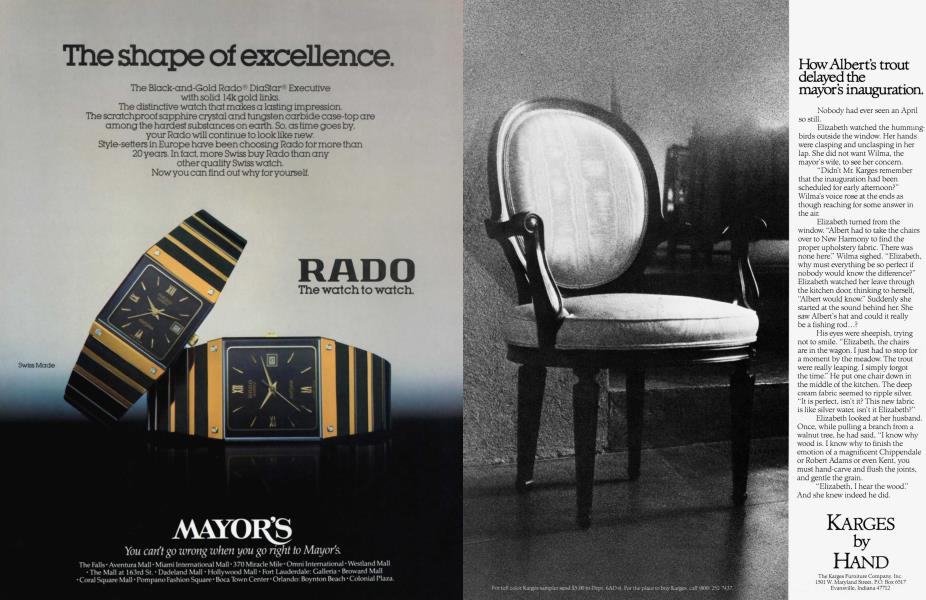 KARGES by HAND | Architectural Digest | JUNE 1986