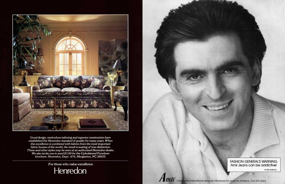 Amir | Architectural Digest | JULY 1986