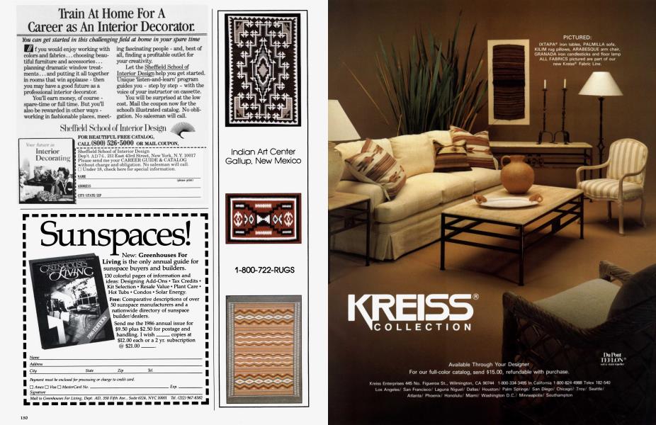 Kreiss Collection® | Architectural Digest | JULY 1986