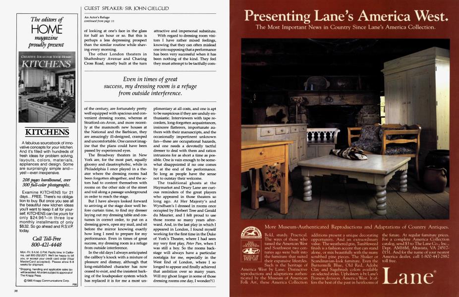 KITCHENS | Architectural Digest | SEPTEMBER 1986