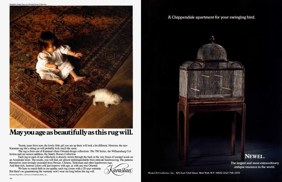 NEWEL. | Architectural Digest | SEPTEMBER 1986