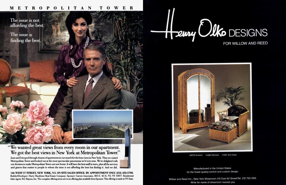 Henry Olko DESIGNS | Architectural Digest | SEPTEMBER 1986